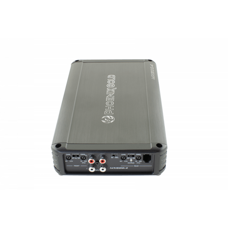 MX 600W 4 Channel Full Range Class D Sub Compact Amplifier - Phoenix Gold